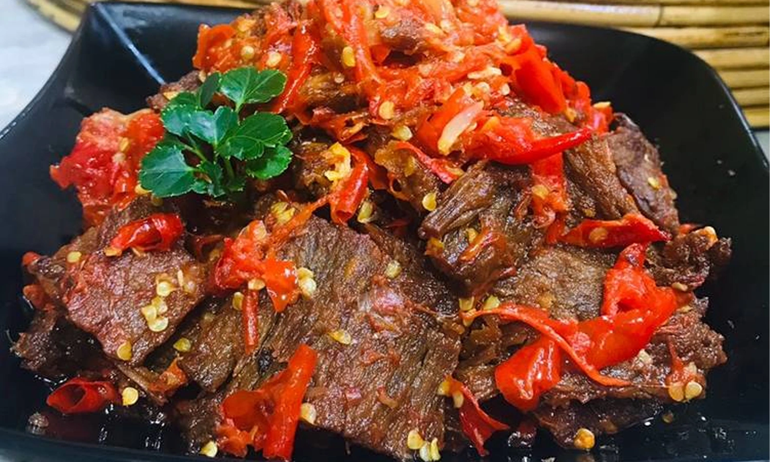 Resep Dendeng Balado Pedas Gurih Khas Padang Asli